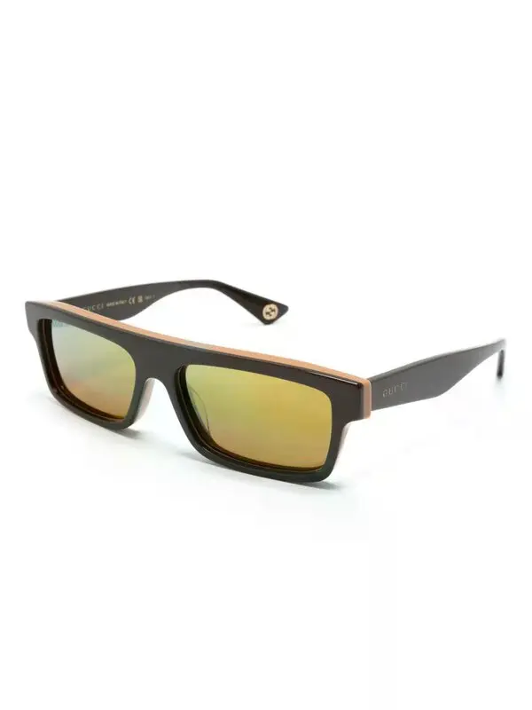 Gucci Rectangle-frame Sunglasses