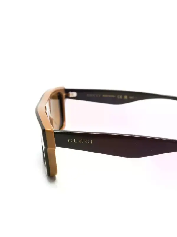 Gucci Rectangle-frame Sunglasses