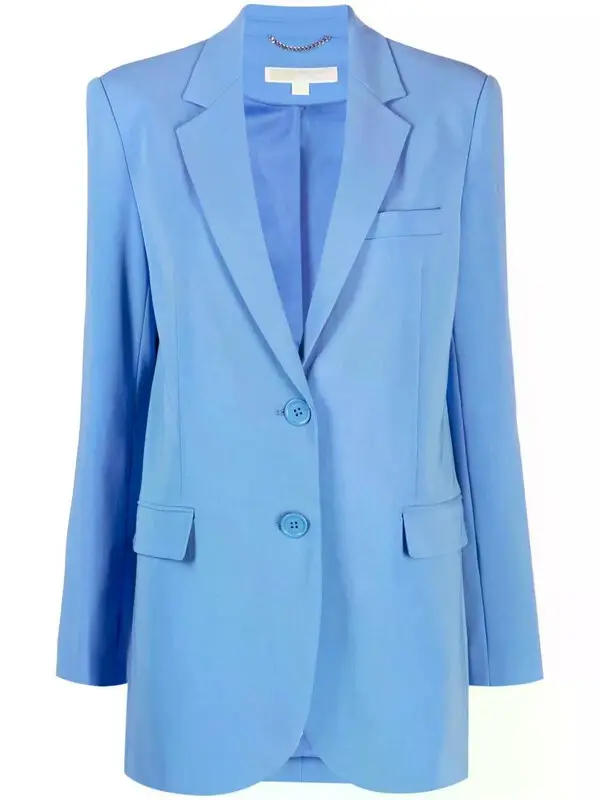 Michael Kors Notched-lapel Single-breasted Blazer - Blue