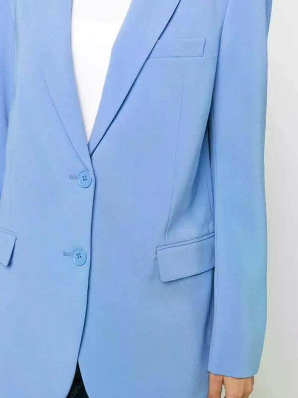 Michael Kors Notched-lapel Single-breasted Blazer - Blue