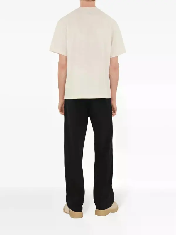 Burberry Logo-embroidered T-shirt