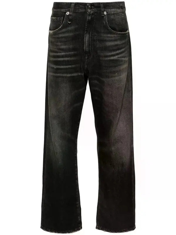 R13 Logo-patch Straight Leg Jeans