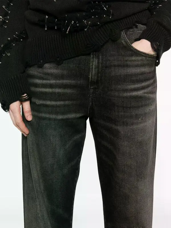 R13 Logo-patch Straight Leg Jeans