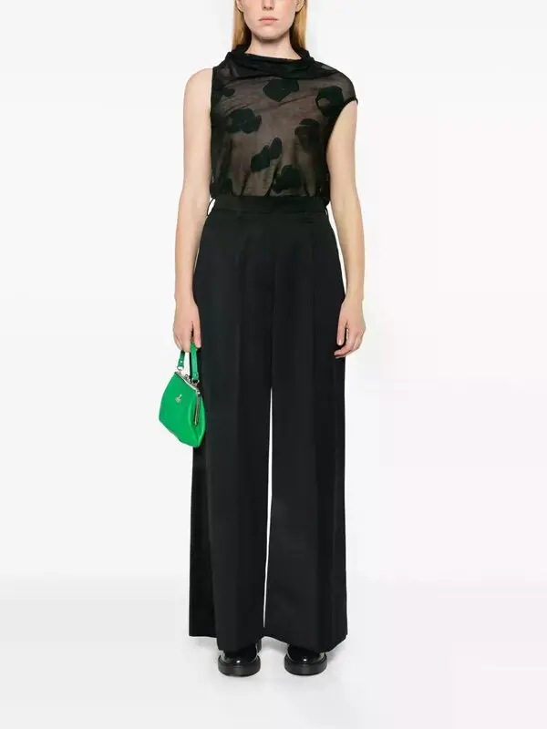 Simone Rocha Pleated Wide-leg Trousers