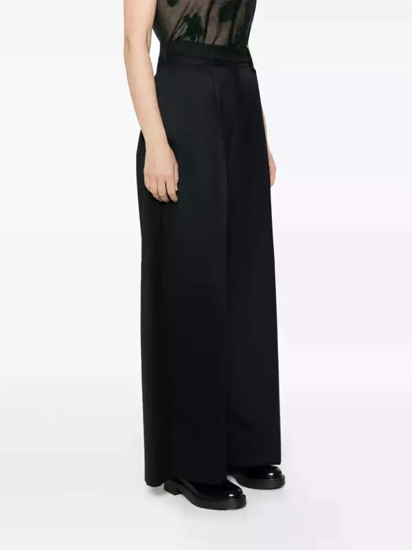 Simone Rocha Pleated Wide-leg Trousers