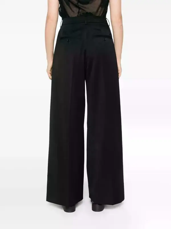 Simone Rocha Pleated Wide-leg Trousers