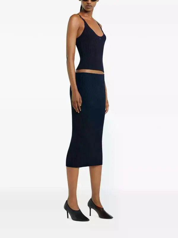 COURREGES Loop Midi Skirt
