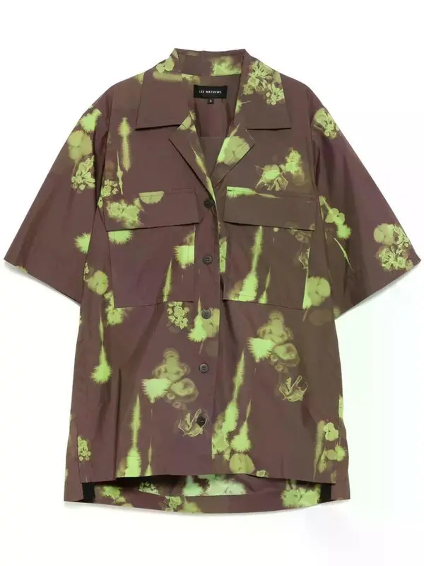LEE MATHEWS Graphic Print Shirt