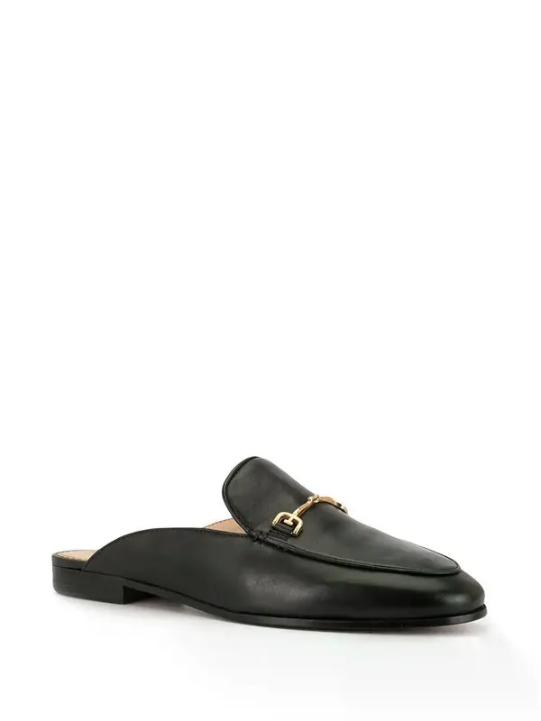 Sam Edelman Linnie Bit Flat Mules - Black