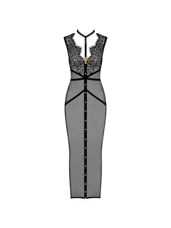 MAISON CLOSE Inspiration Divine Sheer Dress - Black