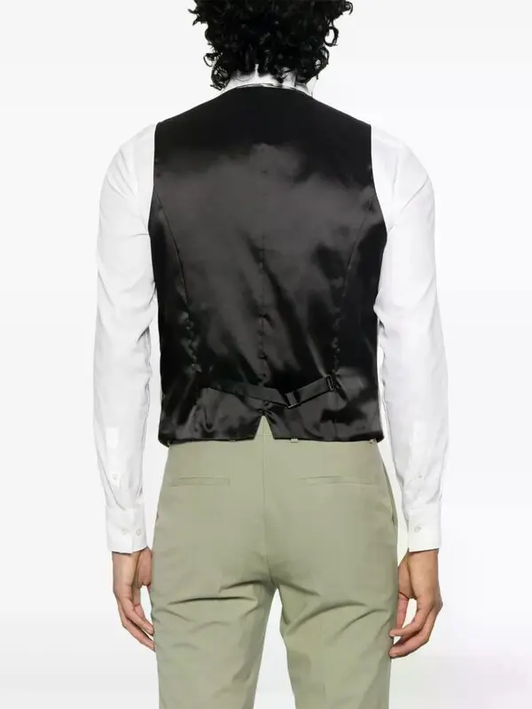 Hugo Panelled Double-breasted Waistcoat