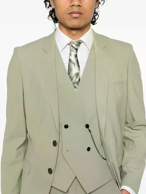 Hugo Panelled Double-breasted Waistcoat