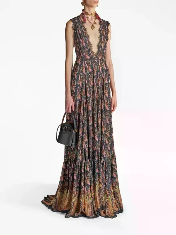 Etro Mini Saturno Leather Bucket Bag
