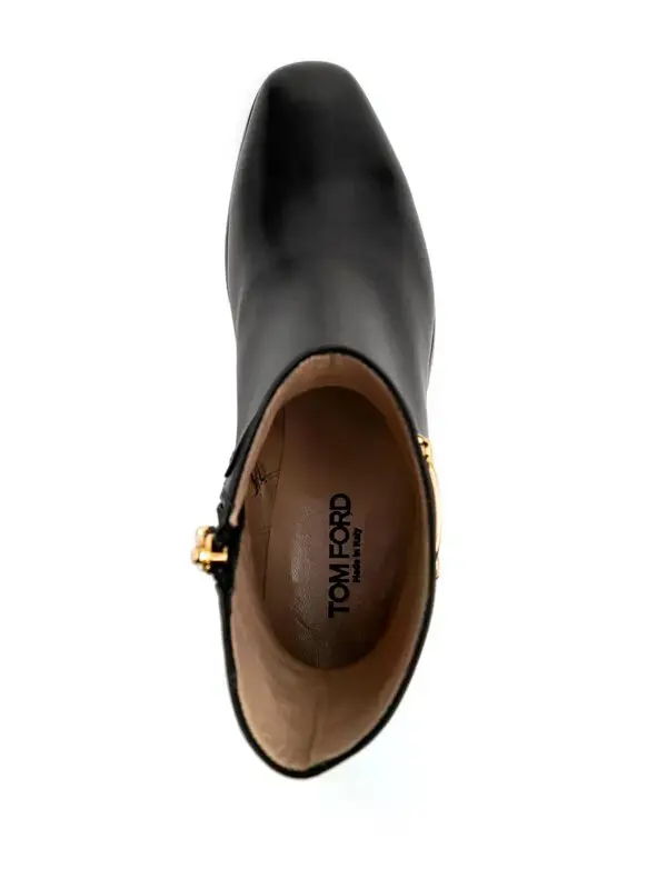 TOM FORD Calf Leather Ankle Riding Boots