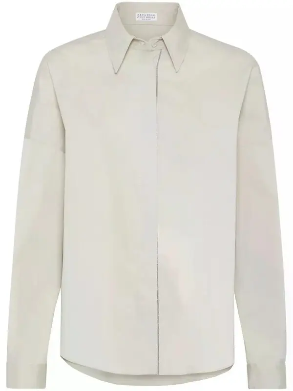 Brunello Cucinelli Monili-embellished Shirt