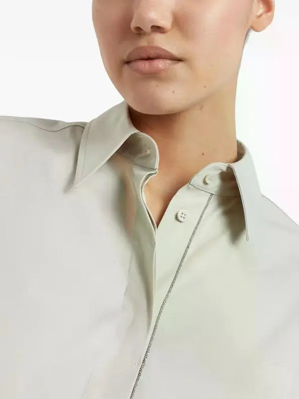 Brunello Cucinelli Monili-embellished Shirt