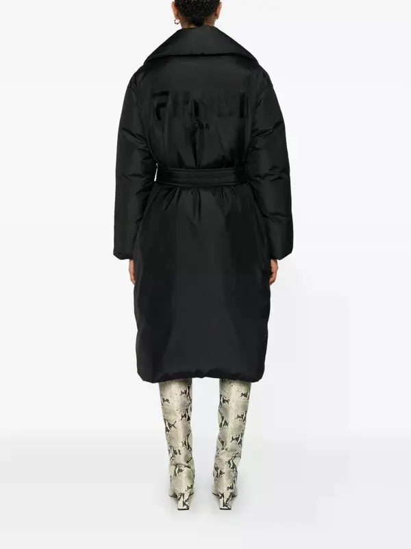 Fendi Logo-embroidered Padded Coat