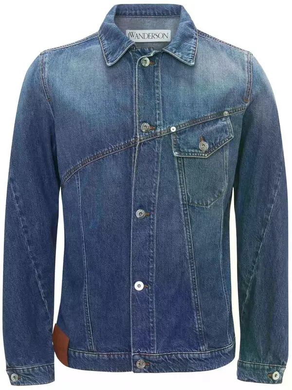 JW Anderson Twisted Denim Jacket - Blue