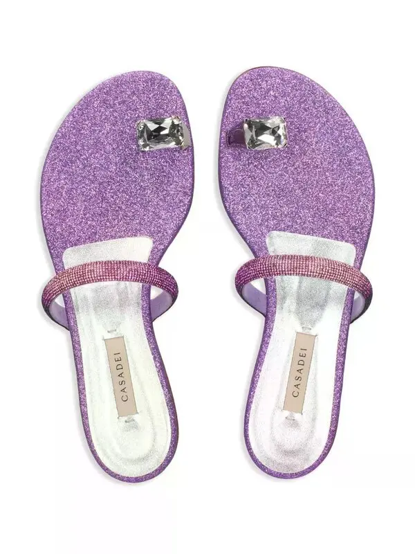 Casadei Ring-detail Slides