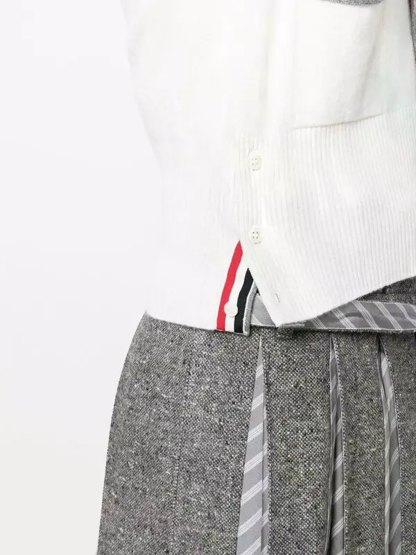Thom Browne 4-bar Stripe Cashmere Cardigan