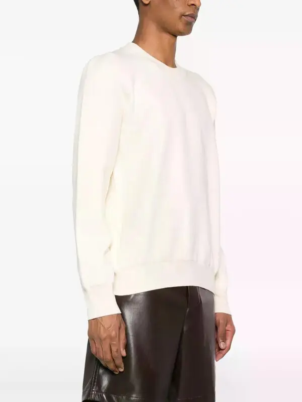 Off-White Arrows Cotton Sweatshirt - Neutrals