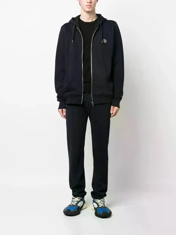 Paul Smith Zipped Organic Cotton Hoodie
