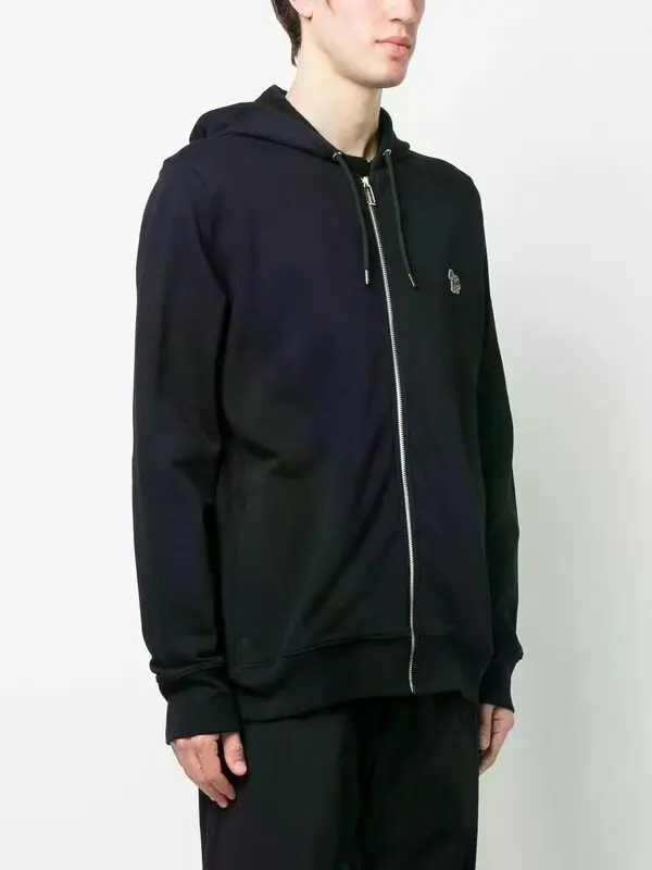 Paul Smith Zipped Organic Cotton Hoodie