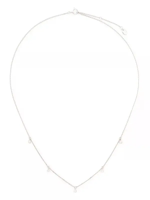 MARIA BLACK 14kt White Gold Moreno Diamond Necklace - Silver