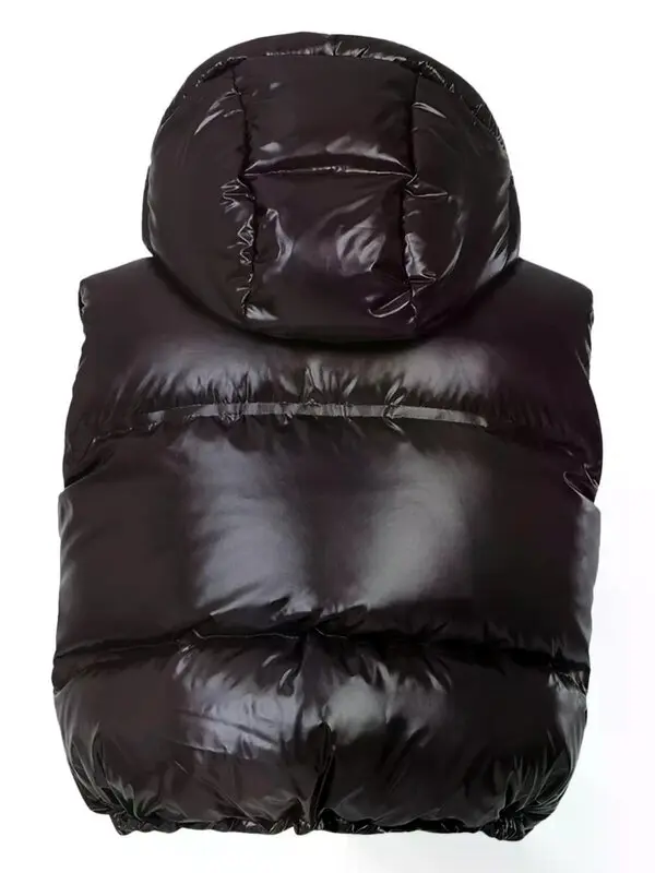 Aztech Mountain Snowbird Padded Hooded Vest - Brown