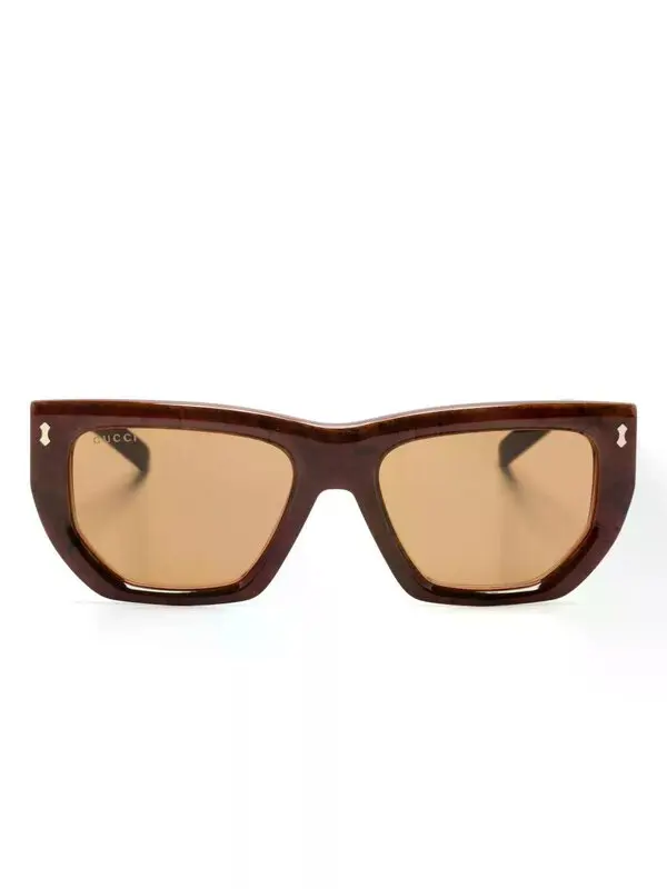 Gucci Rectangle-frame Sunglasses