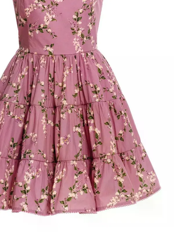 Agua Bendita Lima Mini Dress - Pink