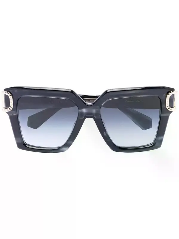 Valentino Garavani Vlogo Signature Square-frame Sunglasses - Black