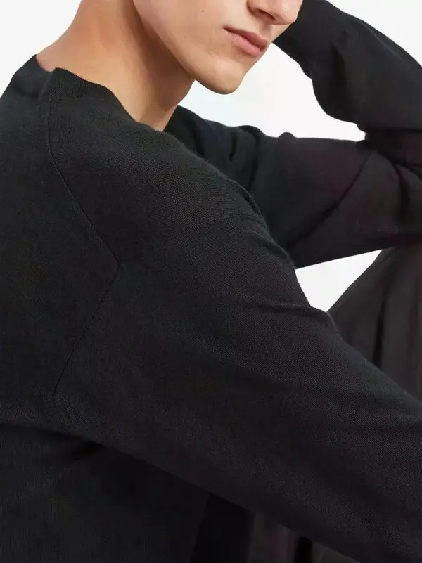 Prada Intarsia-logo Cashmere Jumper