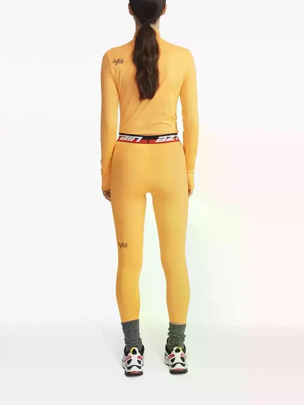 Aztech Mountain Next To Skin" Base Layer Long Sleeve Top - Orange
