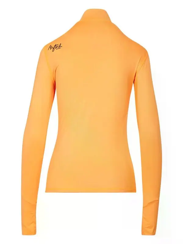 Aztech Mountain Next To Skin" Base Layer Long Sleeve Top - Orange