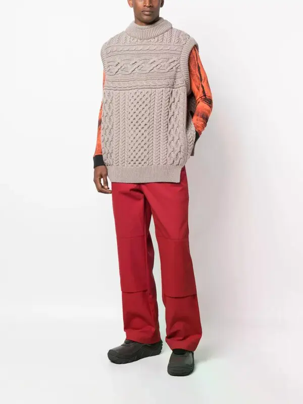ROBYN LYNCH Oversized Merino-wool Vest
