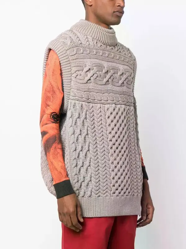 ROBYN LYNCH Oversized Merino-wool Vest