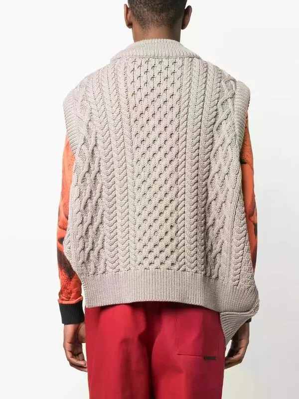 ROBYN LYNCH Oversized Merino-wool Vest