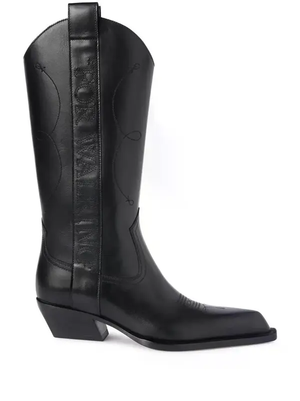 Off-White Leather Boots