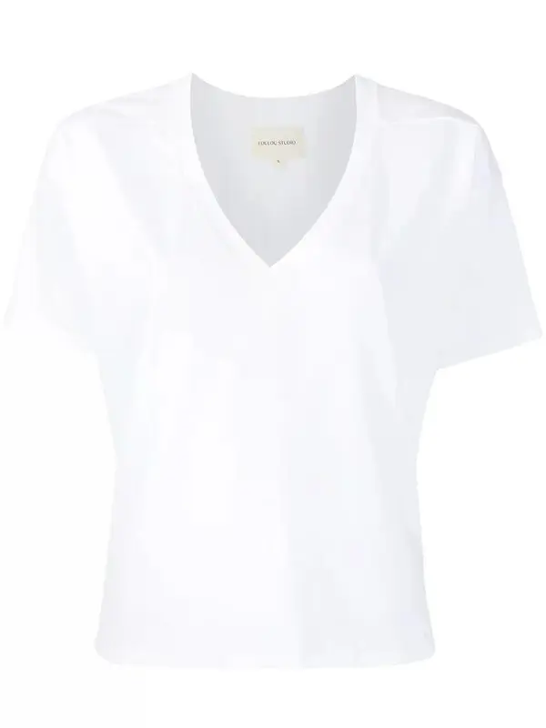 Loulou De Saison V-neck Cotton T-shirt