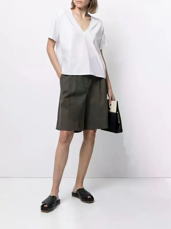 Loulou De Saison V-neck Cotton T-shirt