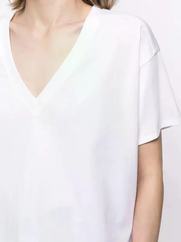 Loulou De Saison V-neck Cotton T-shirt
