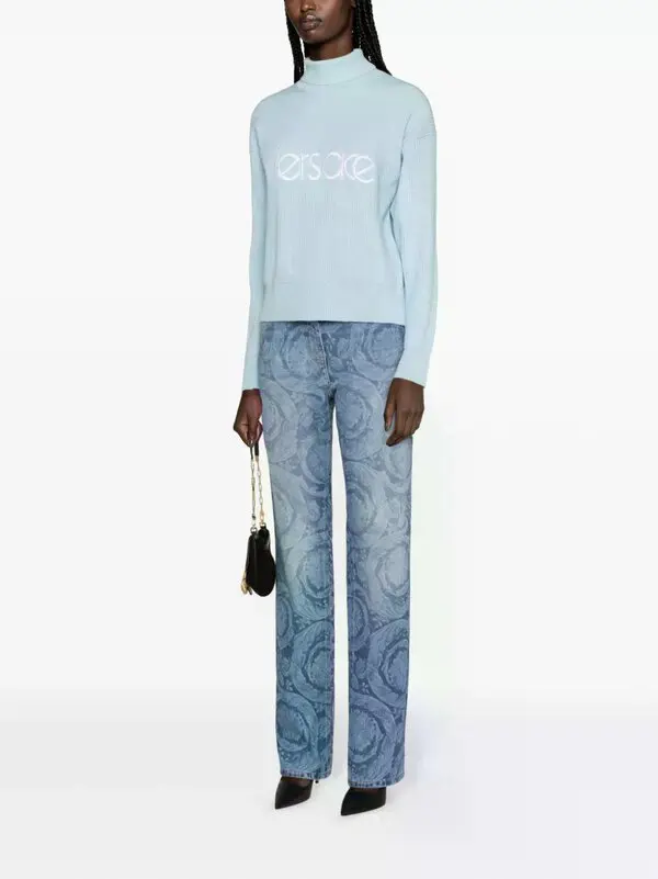 Versace Barocco Straight-leg Jeans