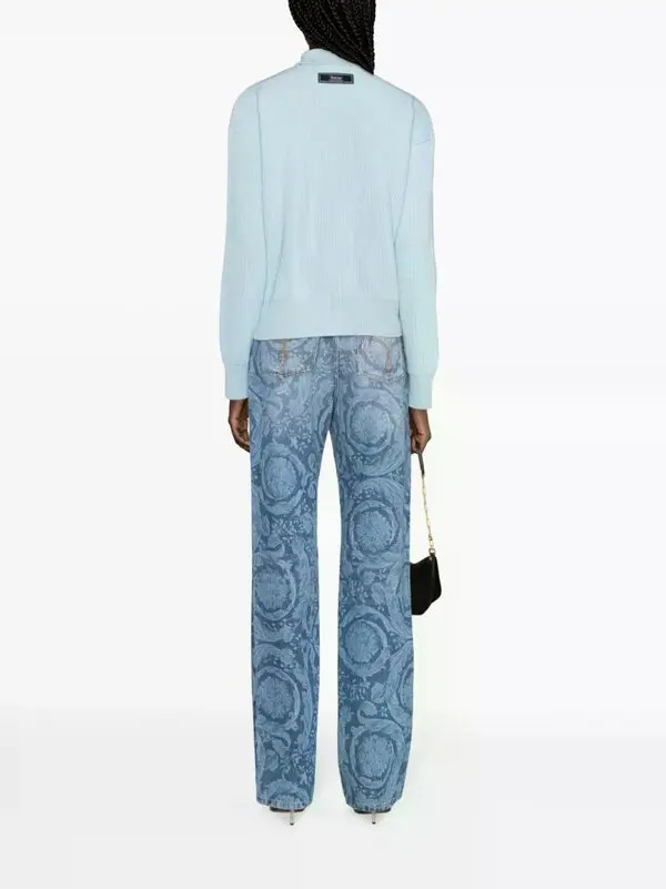 Versace Barocco Straight-leg Jeans
