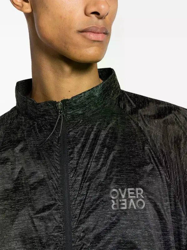 OVER OVER Patterned Lightweight Track Jacket