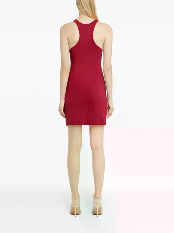 COURREGES Cotton Scuba Dress - Red