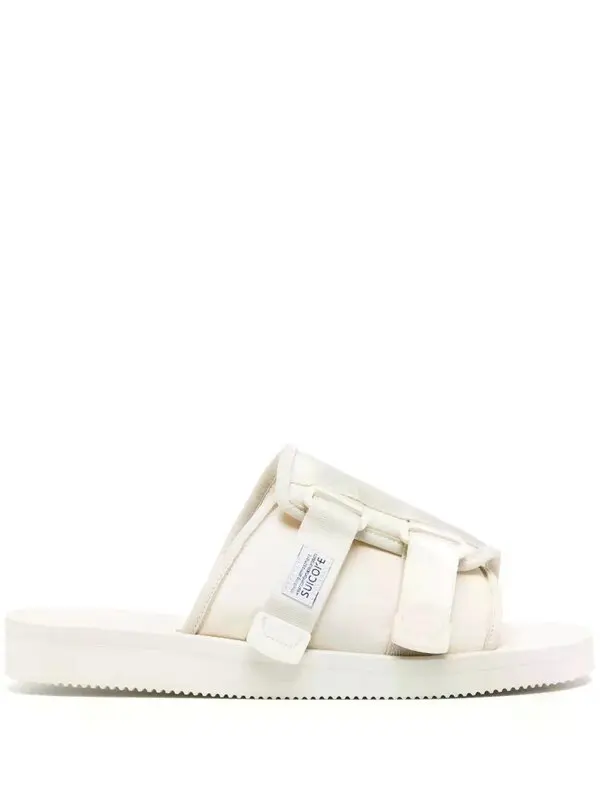 Suicoke Kawa-cab Logo-patch Slides - Neutrals