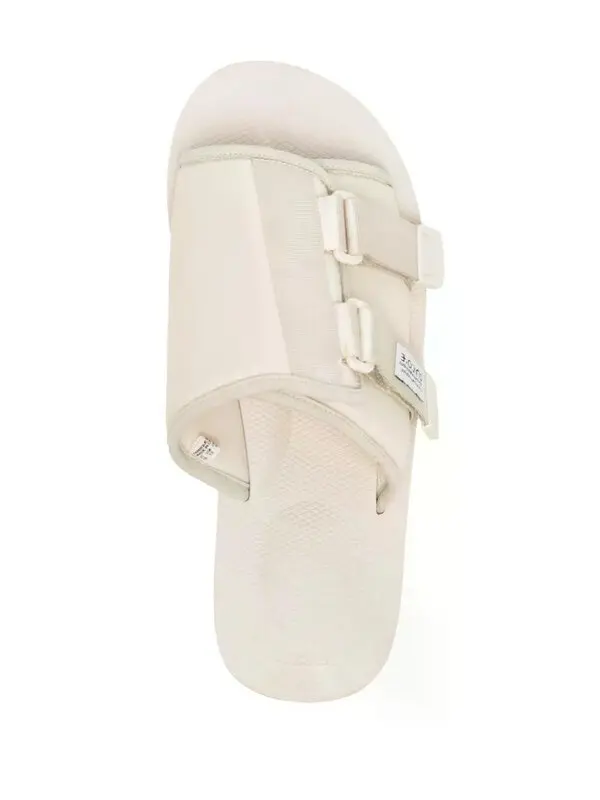 Suicoke Kawa-cab Logo-patch Slides - Neutrals