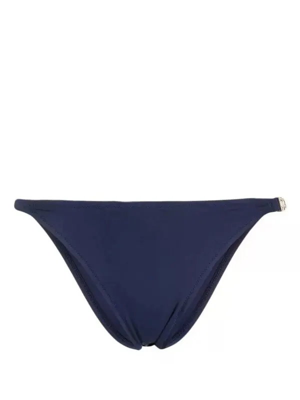 Moschino Logo-plaque Bikini Bottoms - Blue