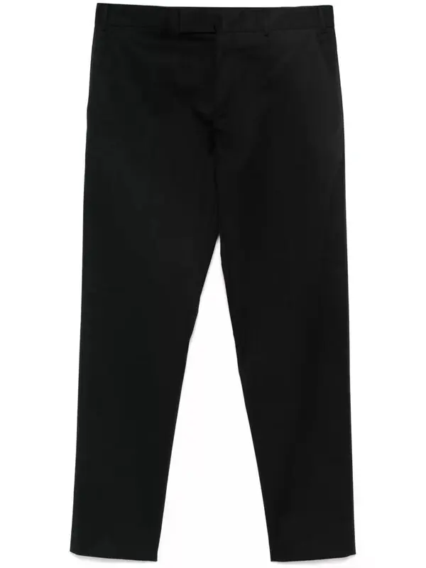 PT TORINO Gabardine Trousers - Black